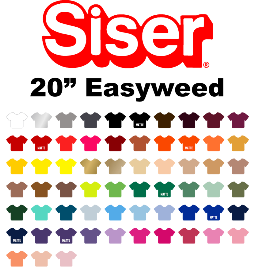 Siser Easyweed - The most trusted heat transfer vinyl brand in the world!